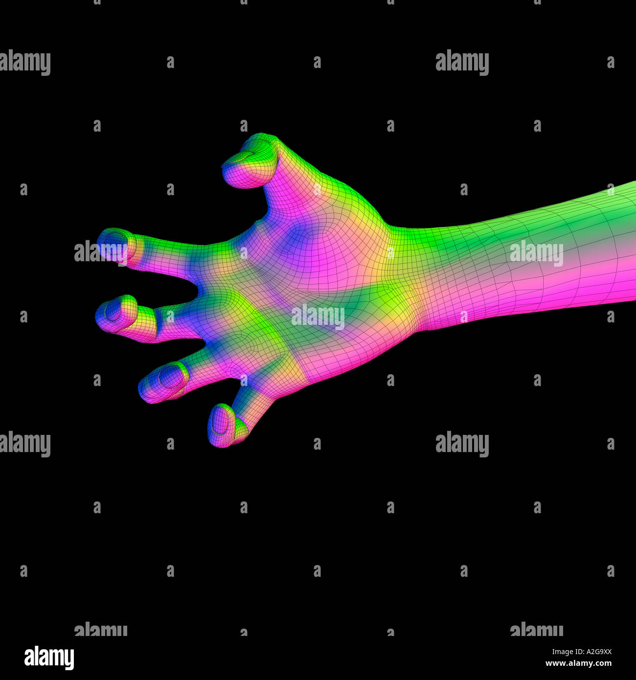 Model Hand Claw Stock Photo - Alamy