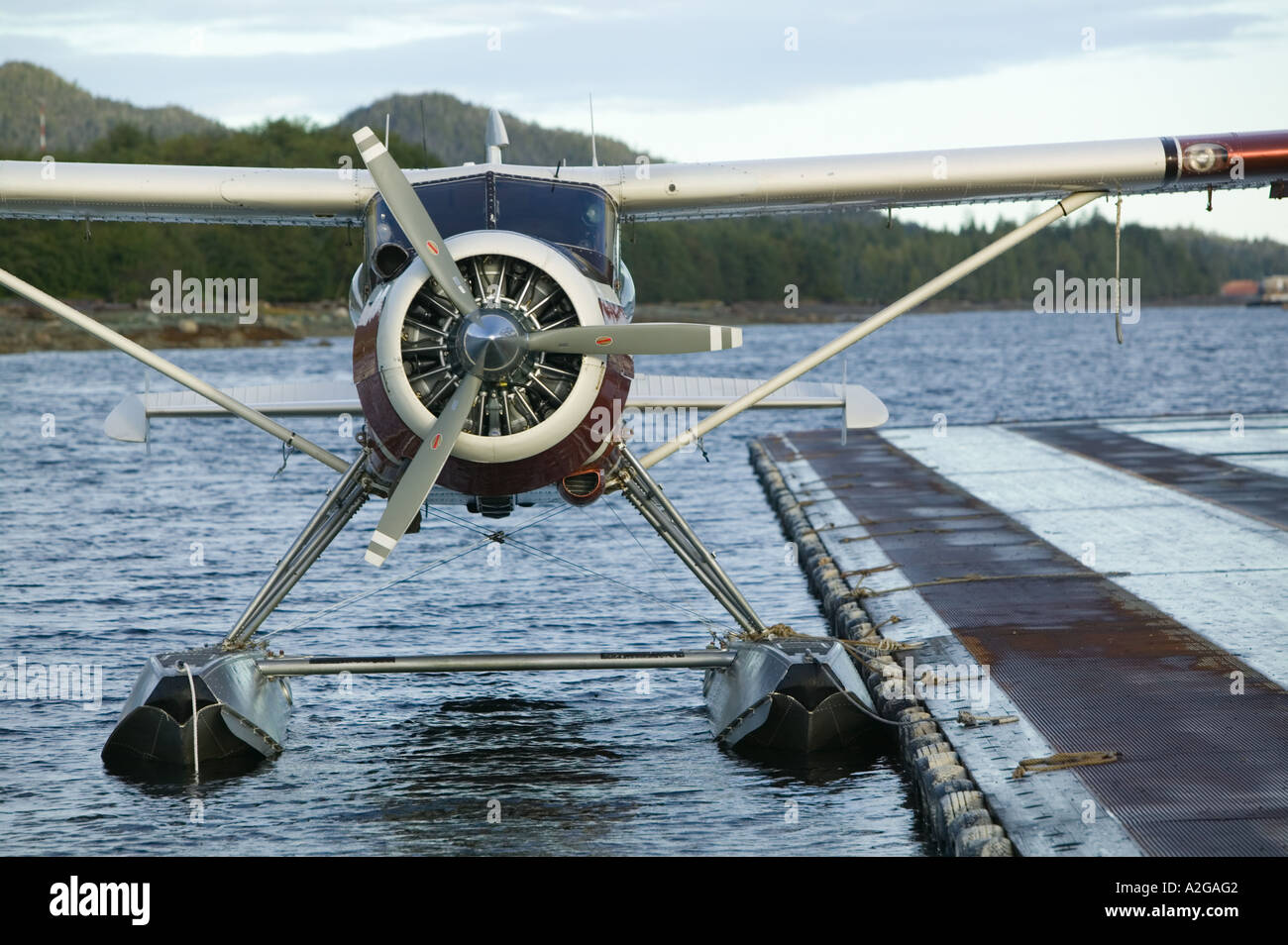 USA, ALASKA, Southeast Alaska, KETCHIKAN: Tongass Narrows, Ketchikan ...