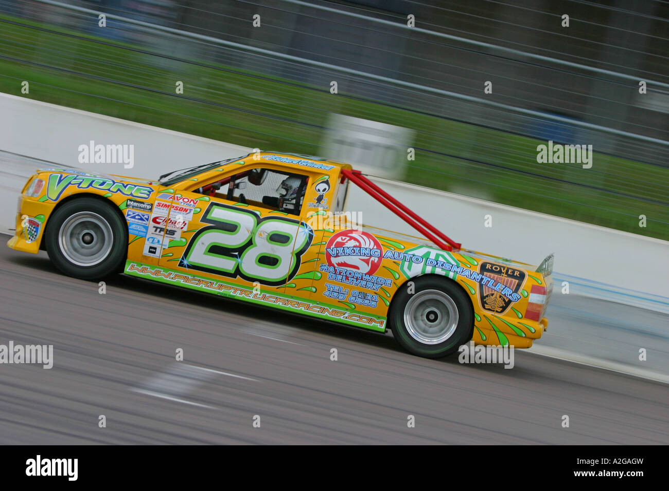 Racing pick up truck Stock Photo - Alamy