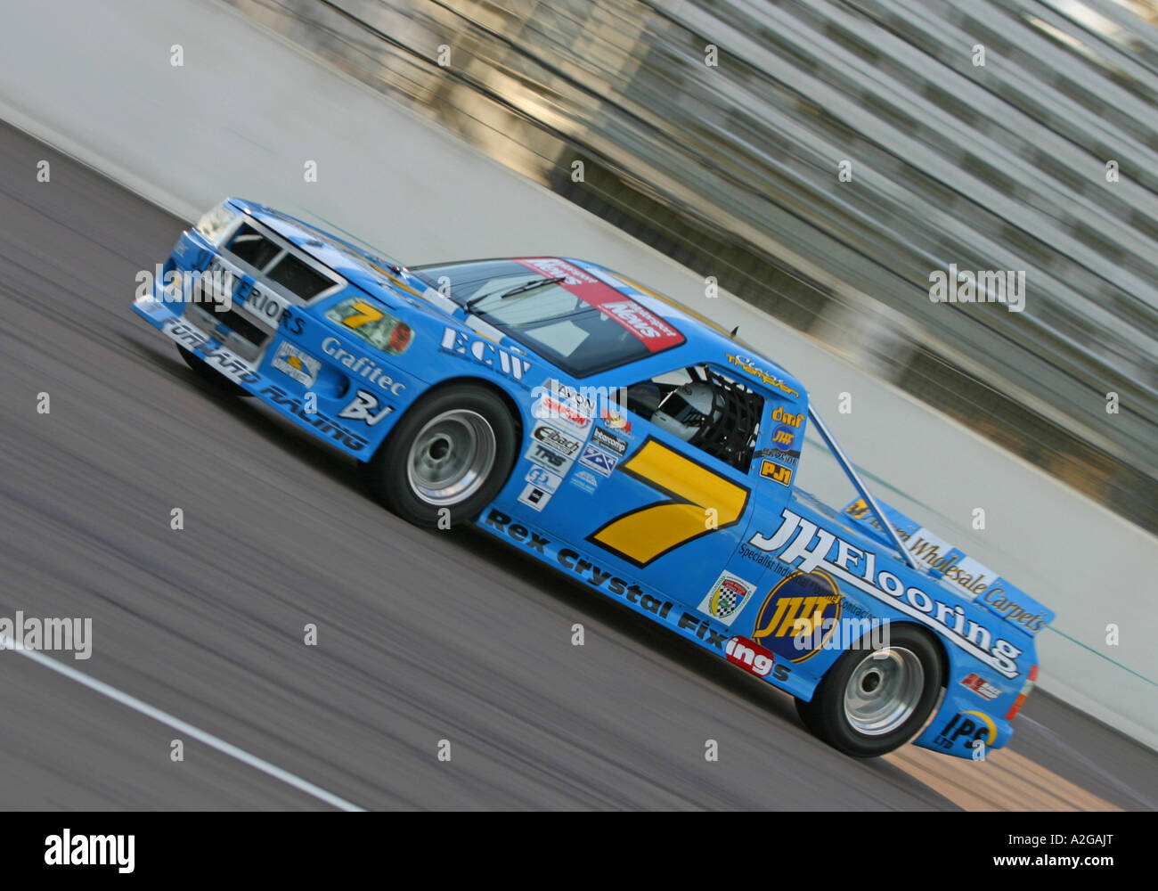 Racing pick up truck Stock Photo - Alamy