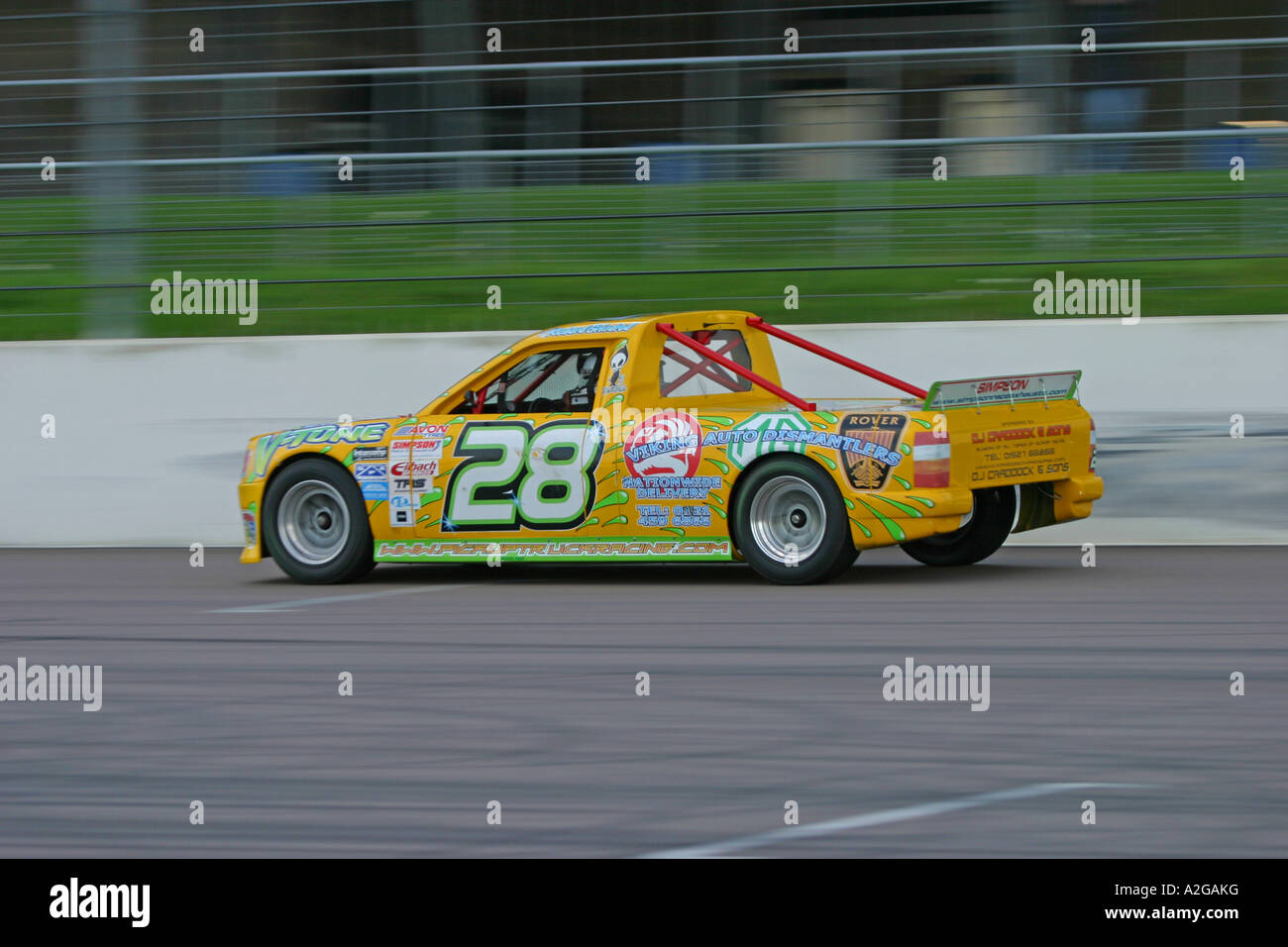 Racing pick up truck Stock Photo - Alamy