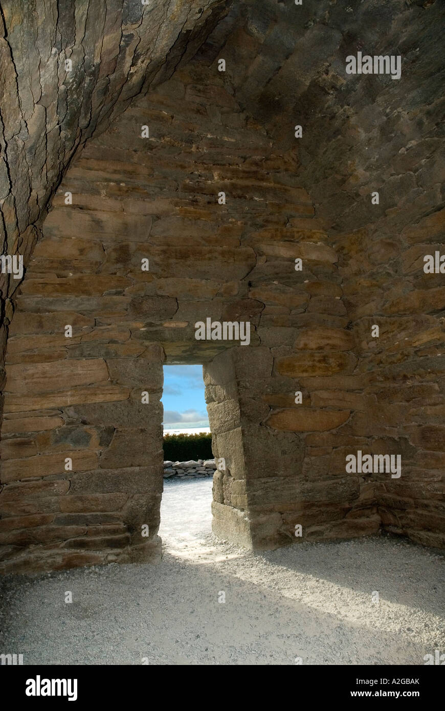 Gallarus Oratory - inside Stock Photo - Alamy