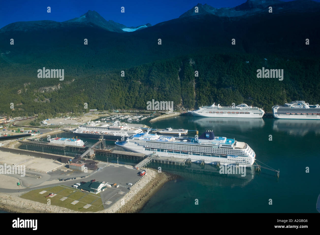 Skagway alaska aerial hi-res stock photography and images - Alamy