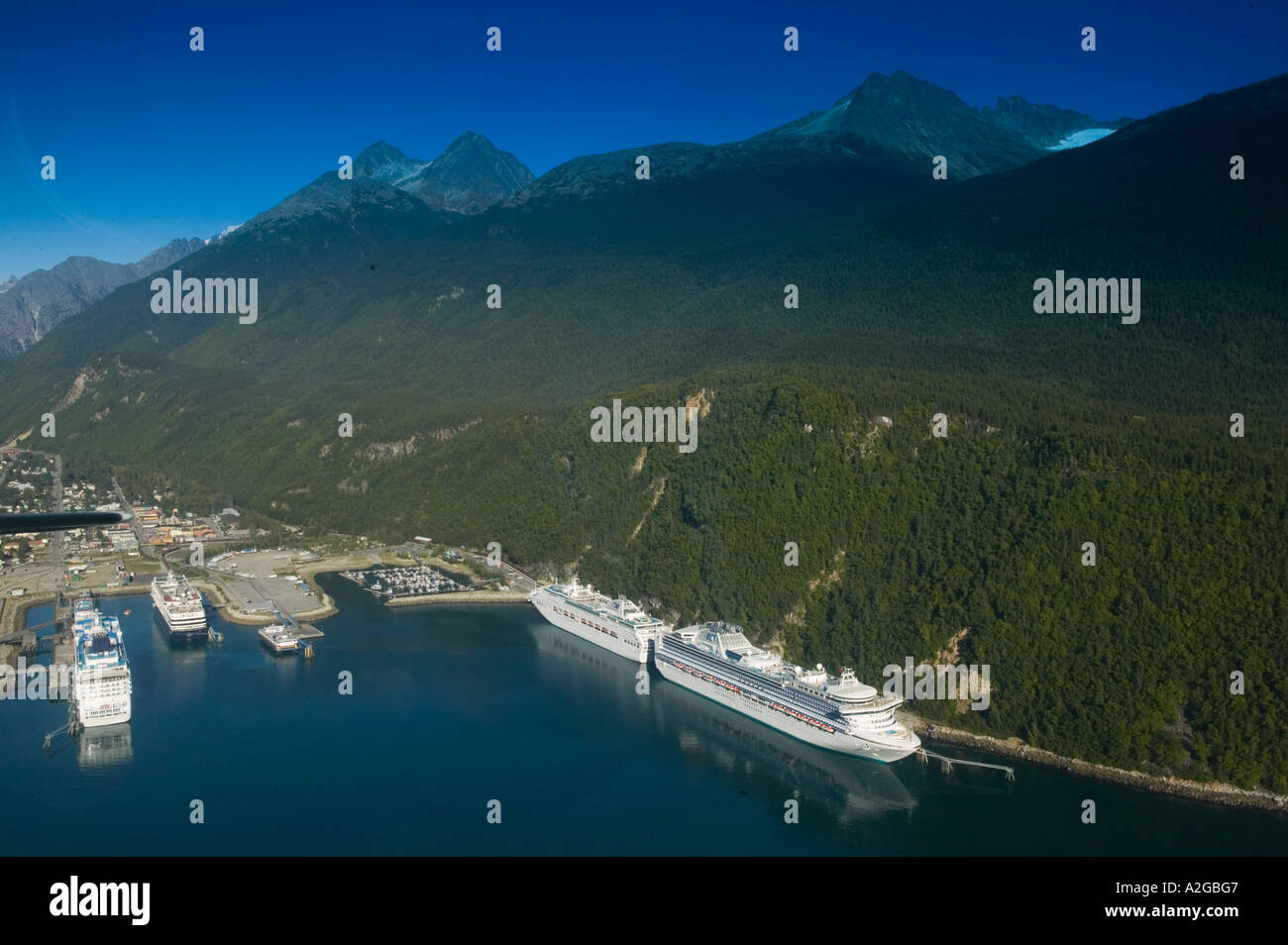 Skagway alaska aerial hi-res stock photography and images - Alamy