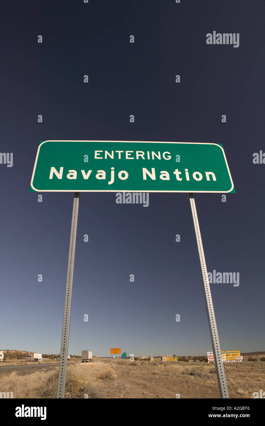 Entering navajo nation hi-res stock photography and images - Alamy