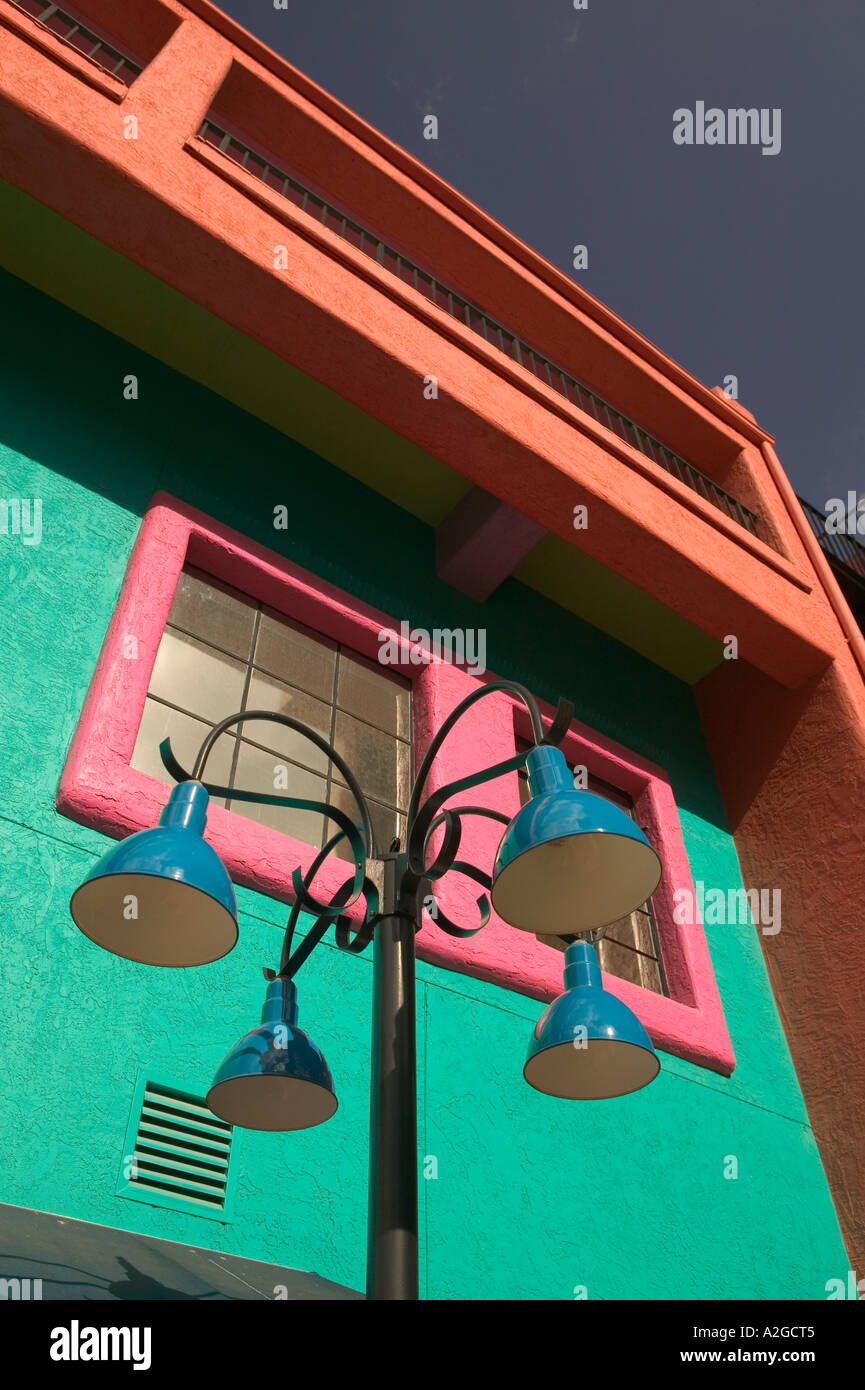 USA, Arizona, Tucson: Downtown: La Placita Complex Colorful Building ...