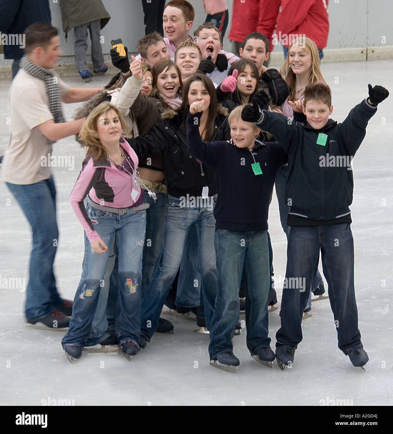 Edinburgh ice skating hi-res stock photography and images - Alamy