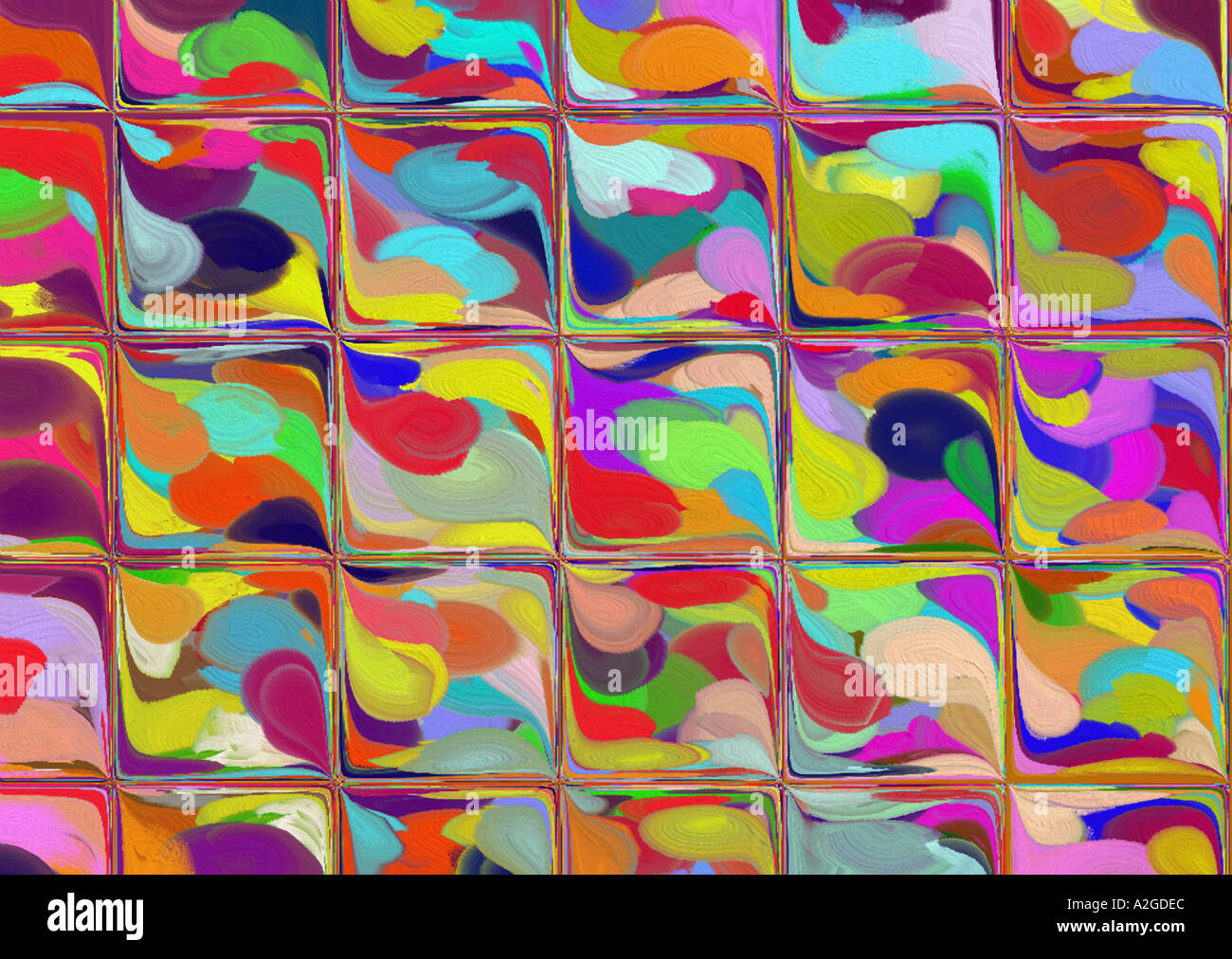 Colour spectrum tiles hi-res stock photography and images - Alamy