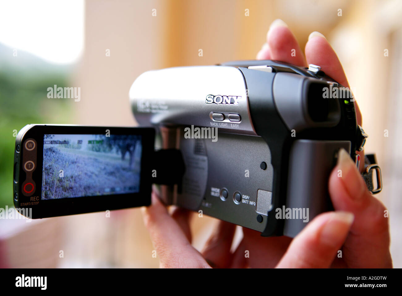 DVD Camcorder Model Released Stock Photo - Alamy