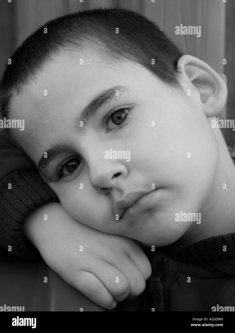 Children sad thoughts hi-res stock photography and images - Alamy