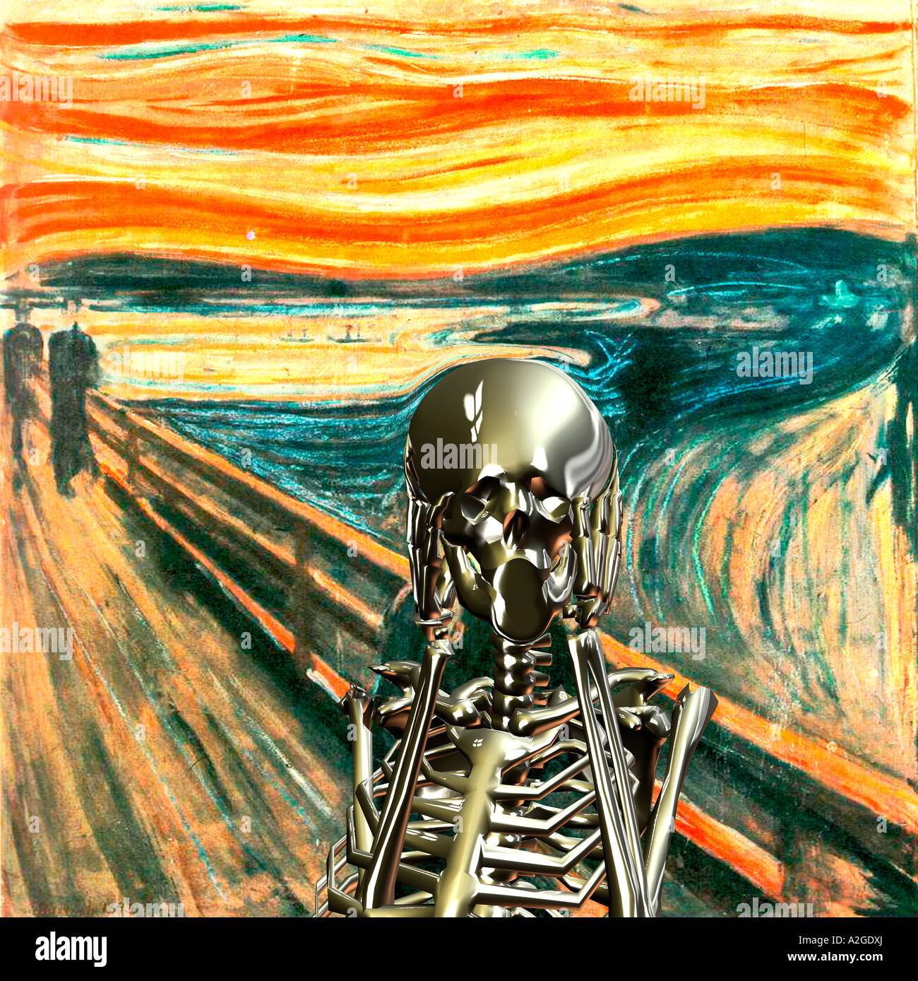 Scream Painting Parody