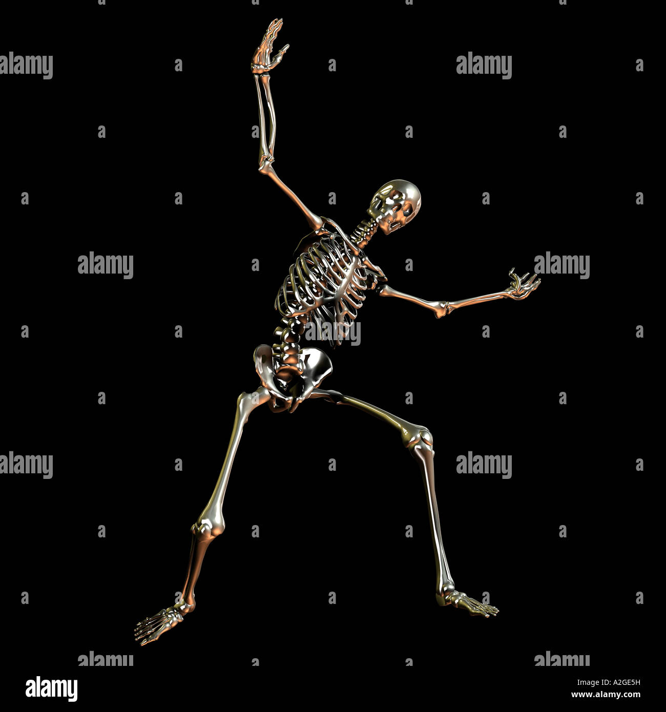 Skeleton Holding the World Stock Photo - Alamy