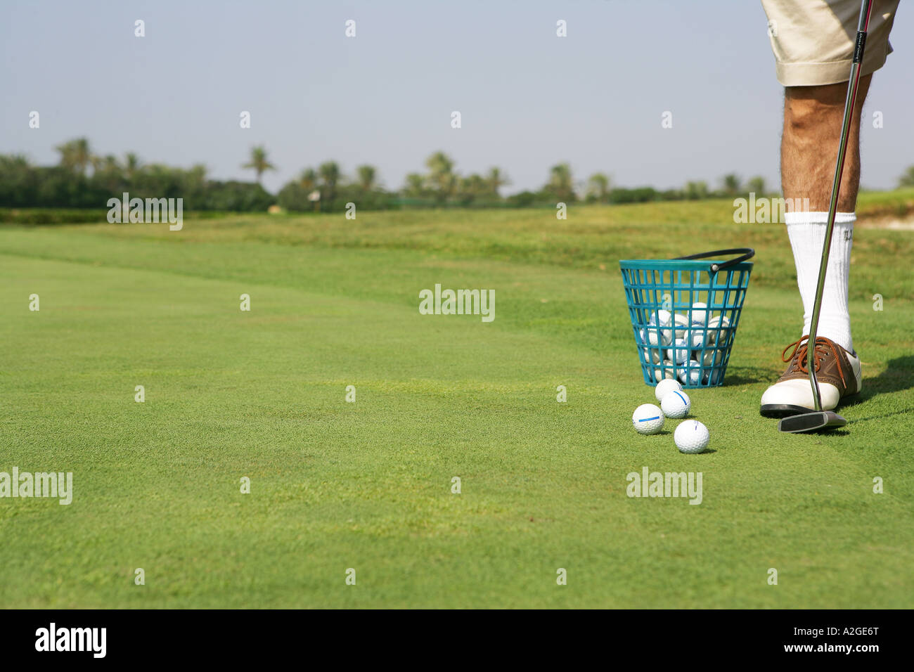 Golfer Model Released Stock Photo - Alamy