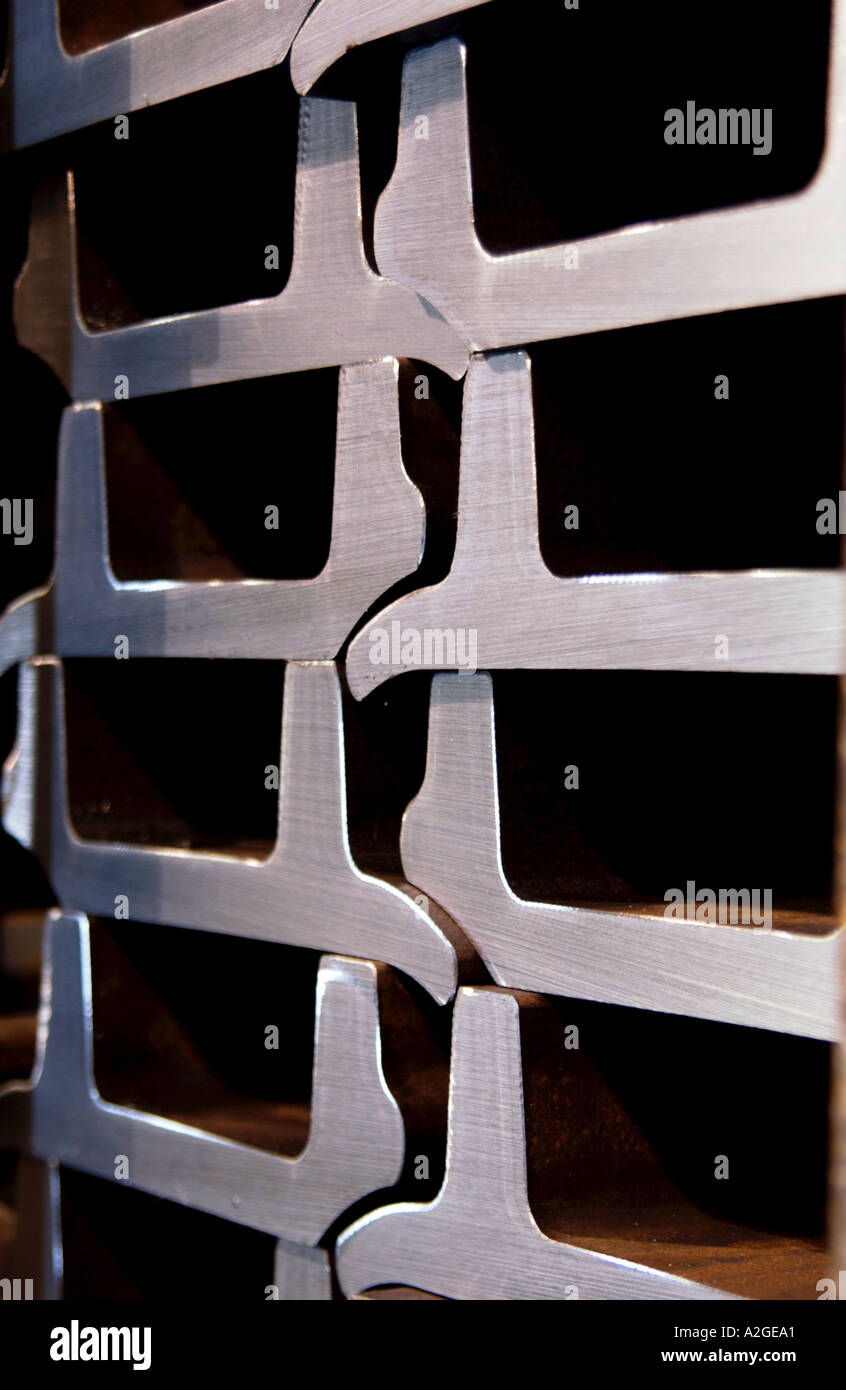 Stacks of metal parts in a factory Stock Photo - Alamy