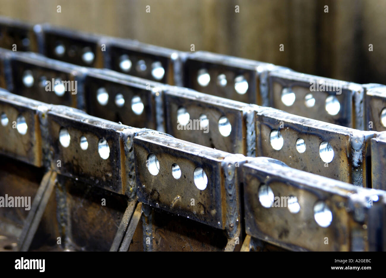 Industrial metal products in manufacturing plant Stock Photo - Alamy