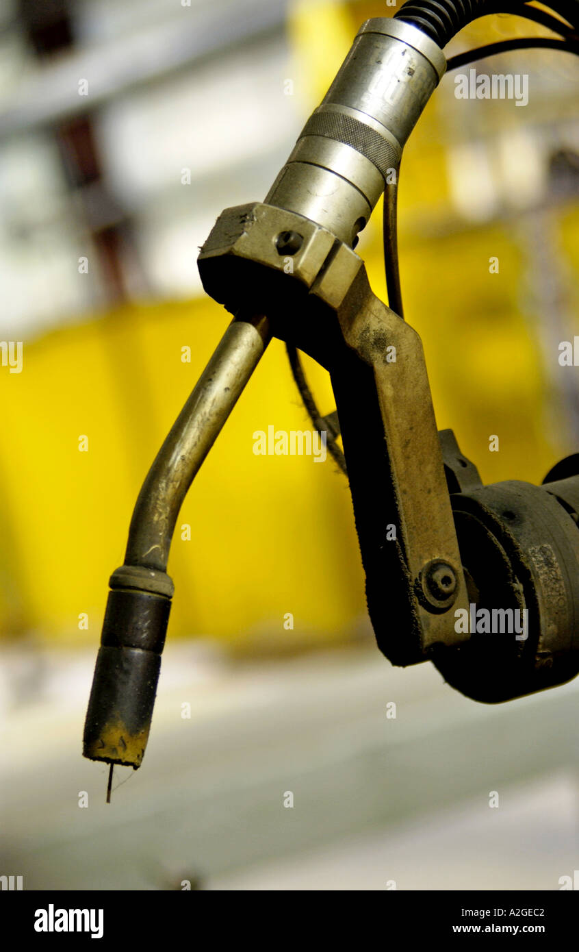 Robotic welding torch Stock Photo - Alamy