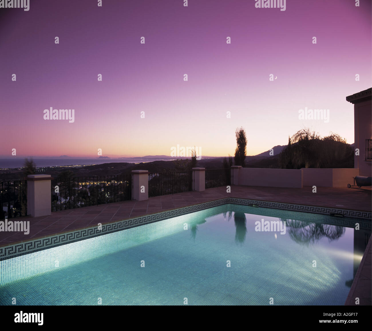 Pool pools water mediterranean spanish holiday hi-res stock photography ...