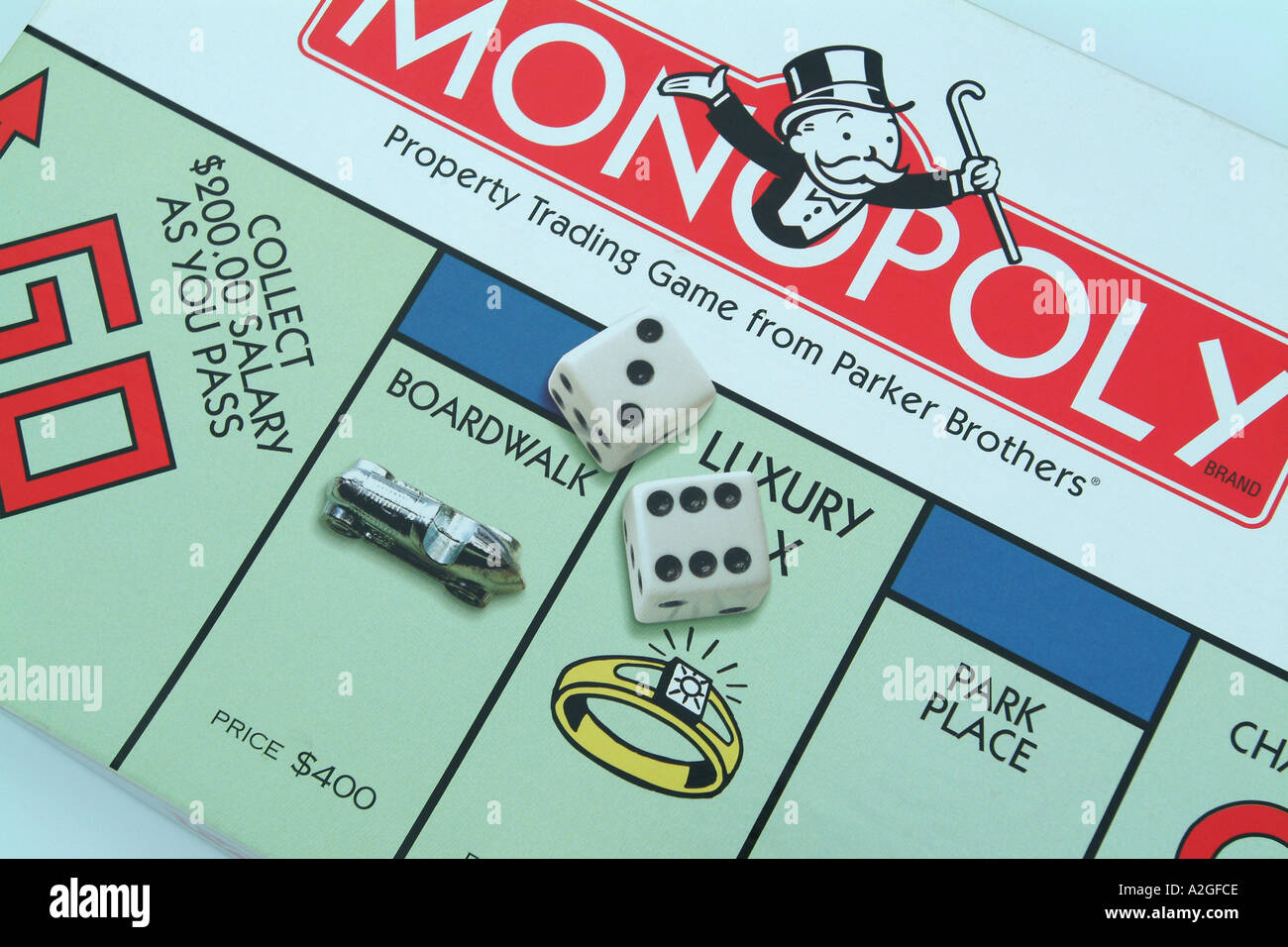 Monopoly Cover American Monopoly Stock Photo - Alamy