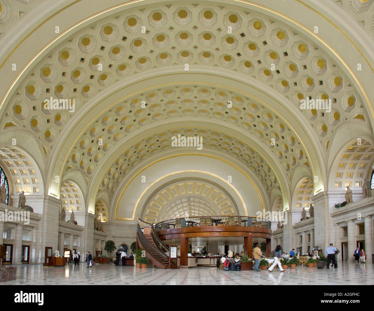 WASHINGTON, D.C. USA. Interior of Union Station. Railroad station ...