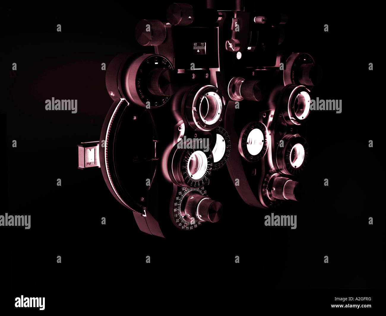 Phoropter vision tester hi-res stock photography and images - Alamy