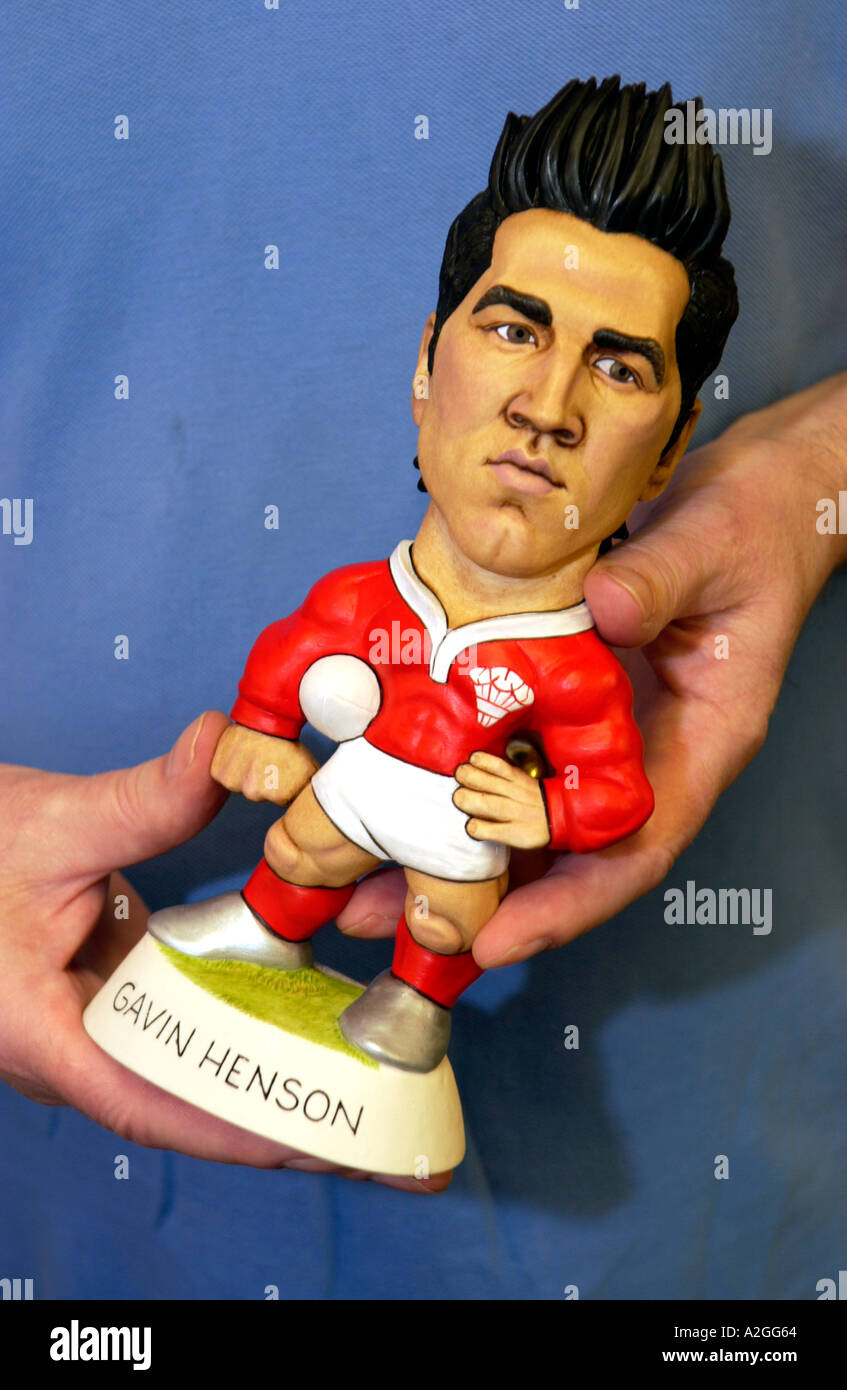 Grogg of Welsh rugby player Gavin Henson at The World of Groggs ...