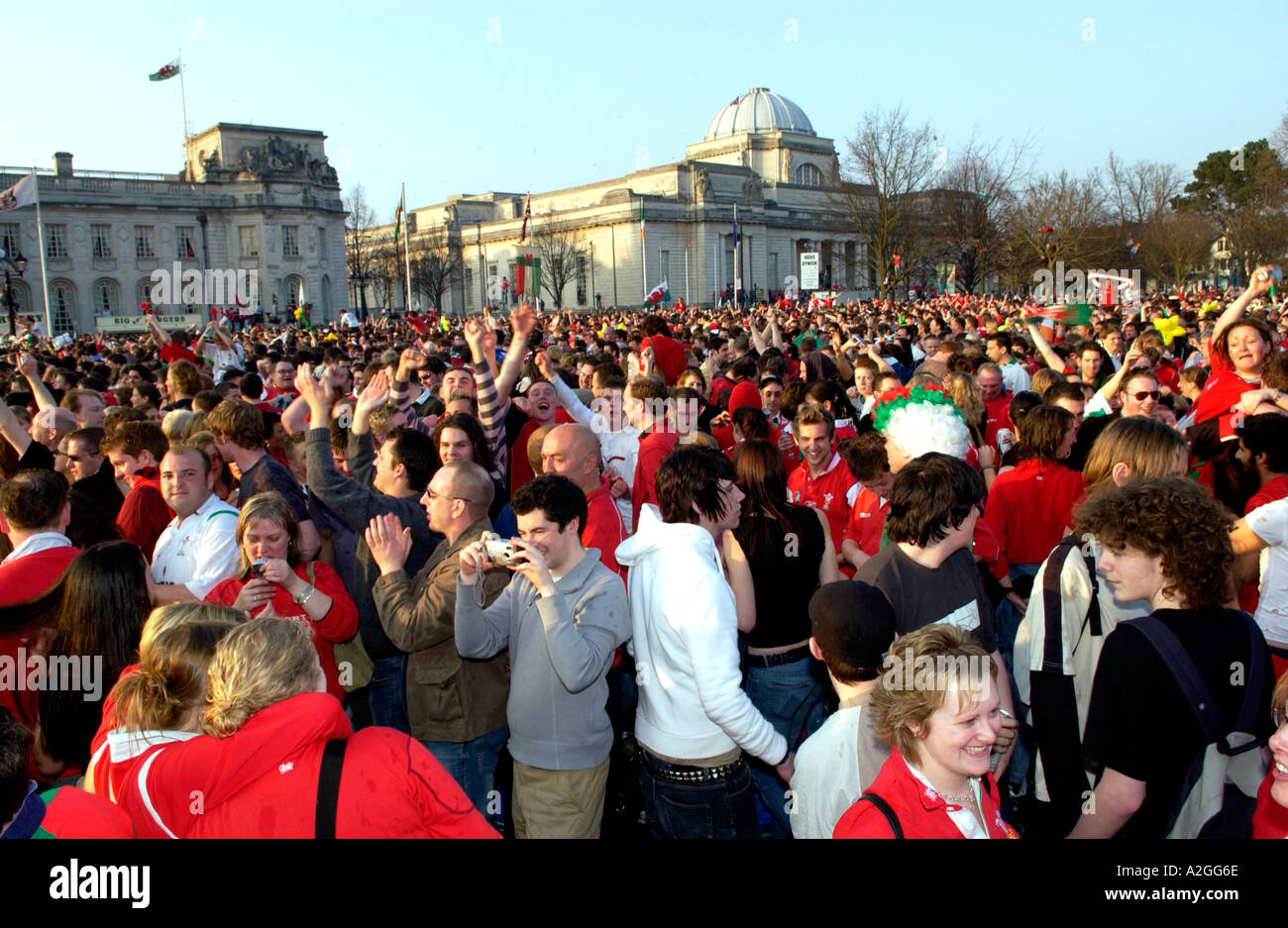 Female Lady Welsh Rugby Supporters High Resolution Stock Photography ...