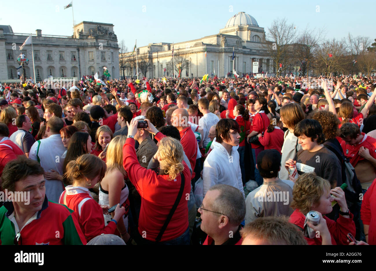 Female Lady Welsh Rugby Supporters High Resolution Stock Photography ...