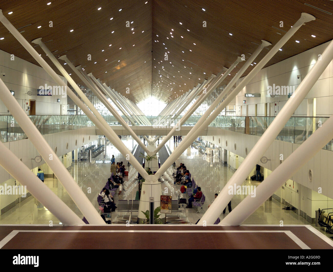 KUALA LUMPUR INTERNATIONAL AIRPORT KLIA MALAYSIA WAITING AREA FOR ...