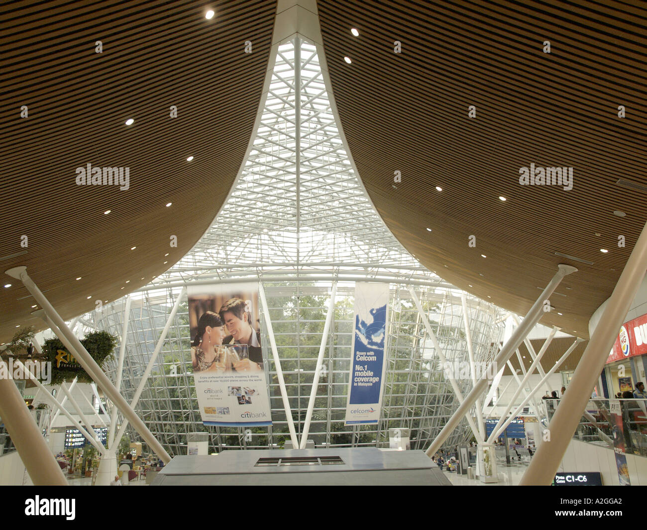KUALA LUMPUR INTERNATIONAL AIRPORT KLIA MALAYSIA WAITING AREA FOR ...
