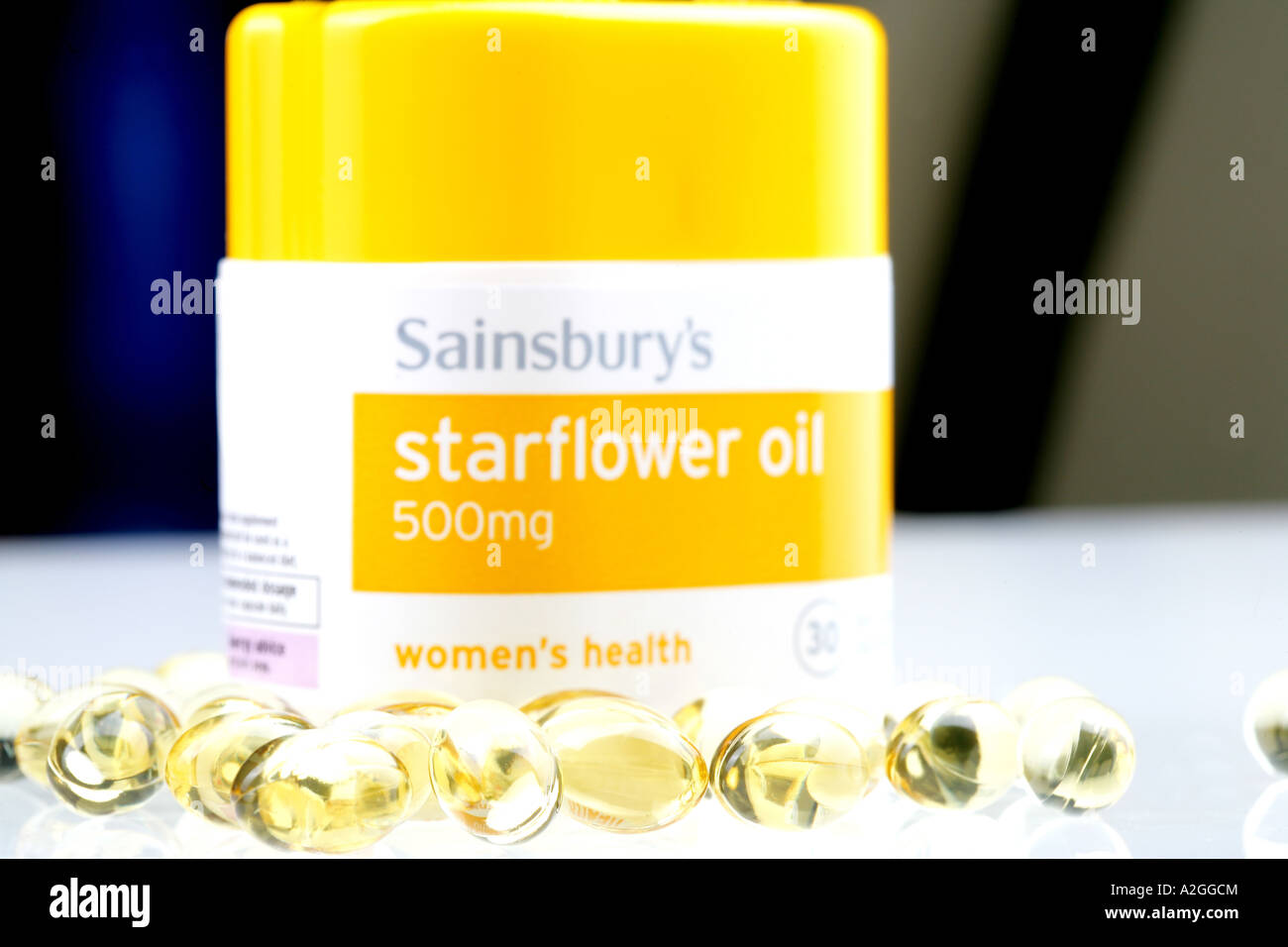 Starflower Oil Capsules Stock Photo - Alamy