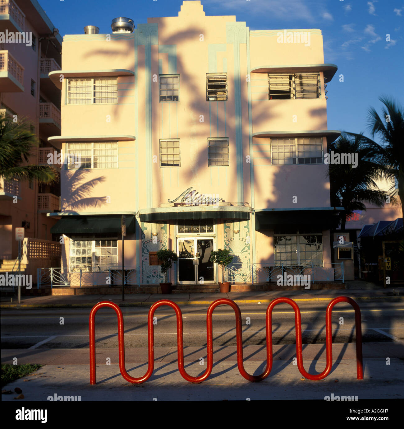 N.A., USA, Florida, Miami, South Beach. Art Deco architecture, the ...