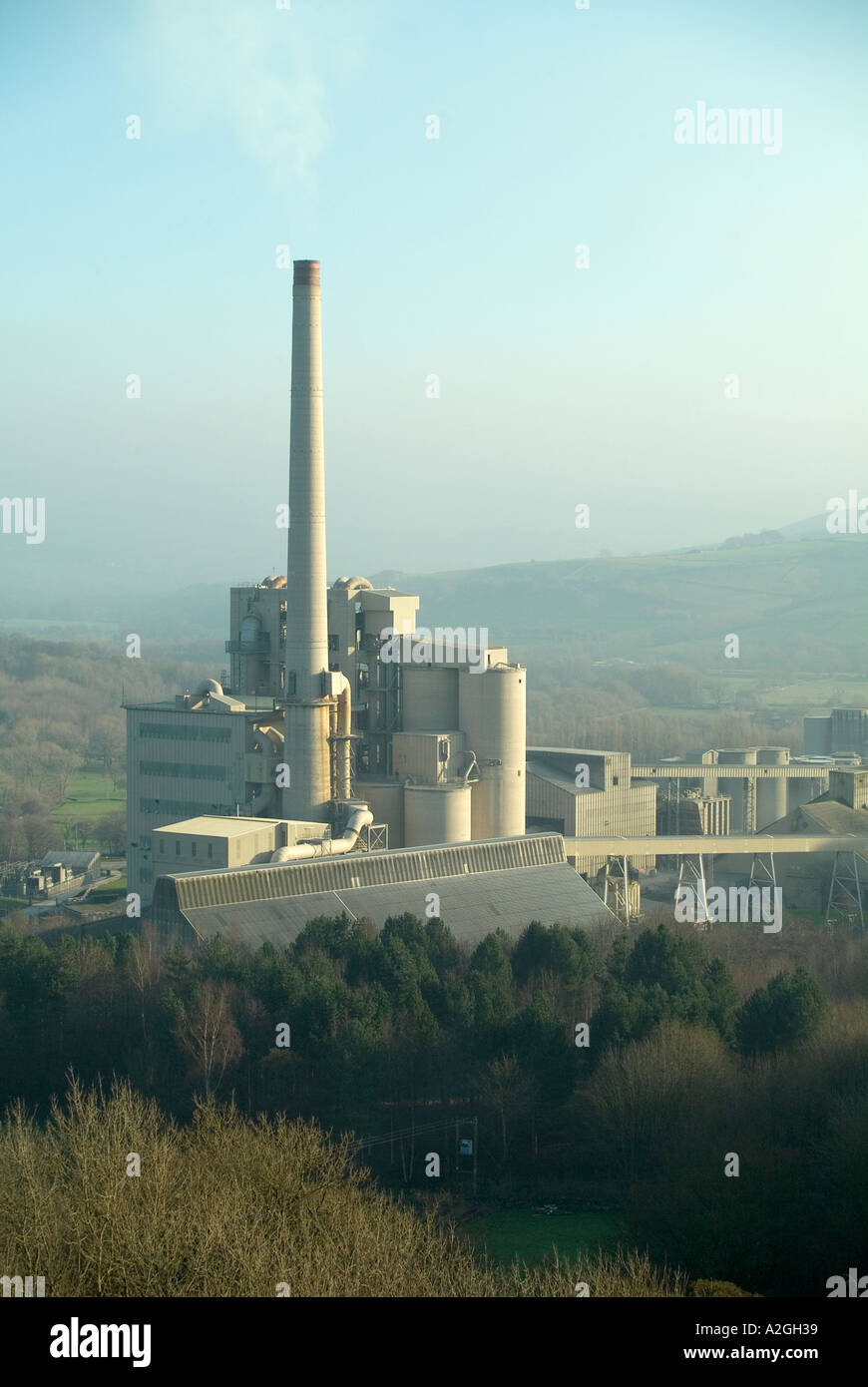 Hope Cement Works Derbyshire Stock Photo - Alamy