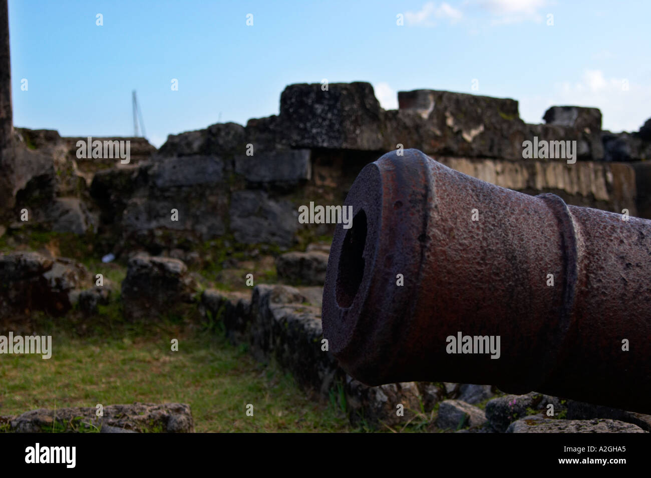 Panama portobello caribbean coast fort hi-res stock photography and ...