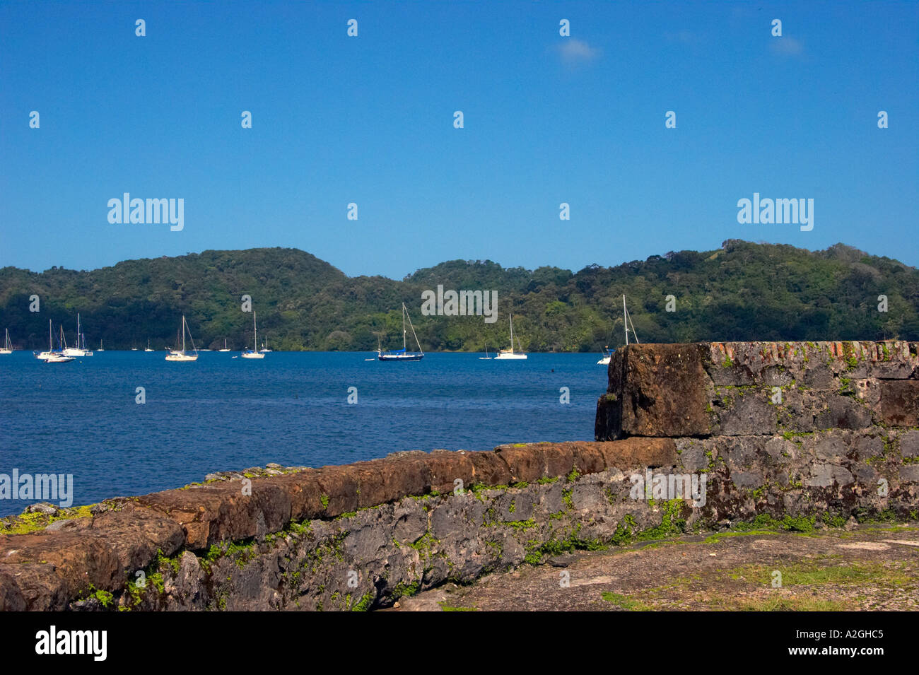 Panama portobello caribbean coast fort hi-res stock photography and ...