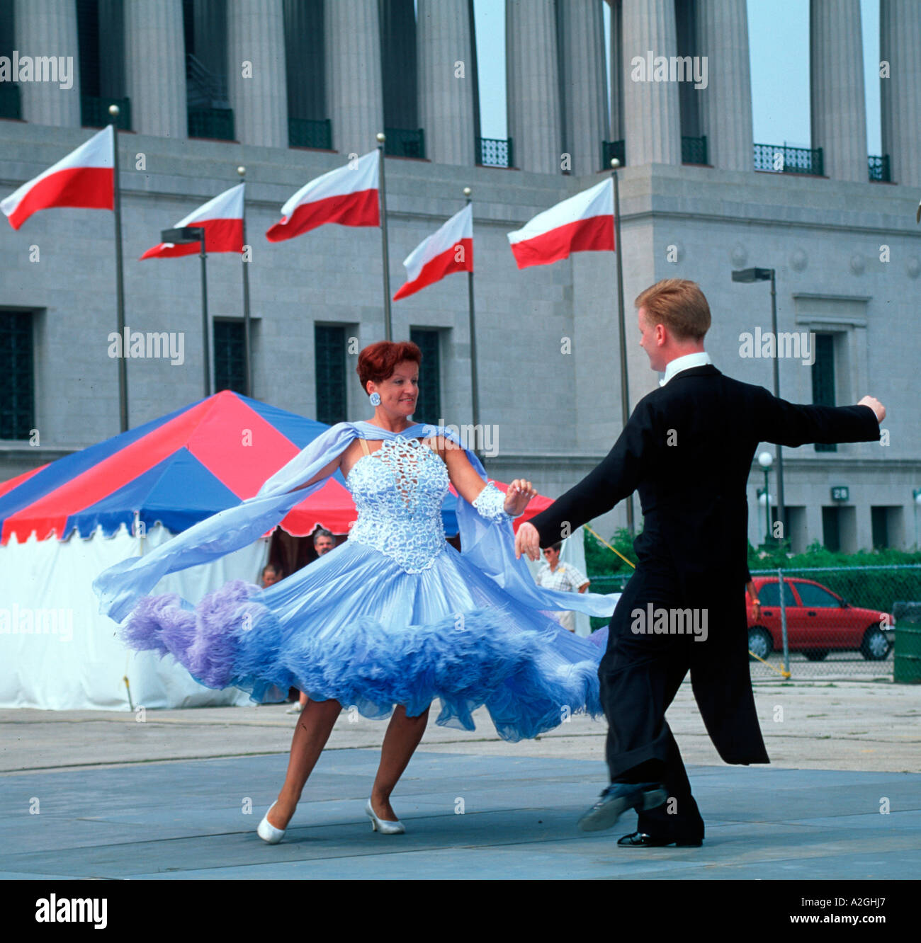 USA, IL, Chicago. Polish festival. Chicago has the second largest ...