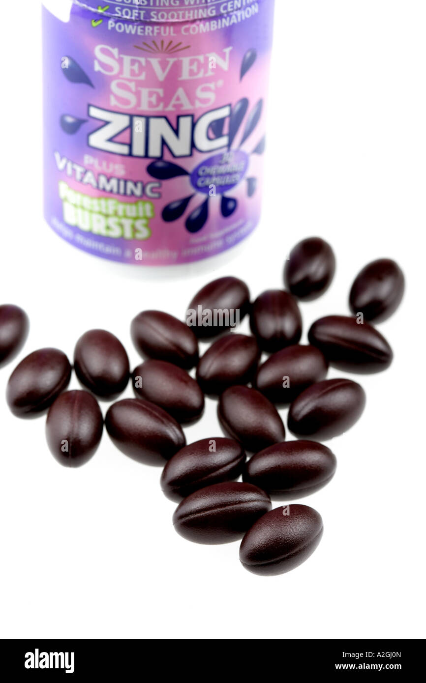 Zinc tablets hi-res stock photography and images - Alamy