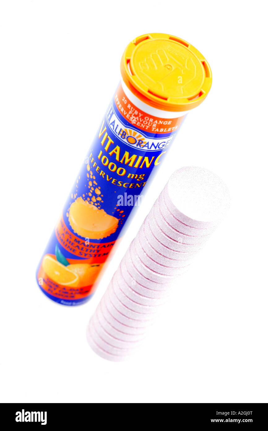 Vitamin C Tablets Stock Photo - Alamy