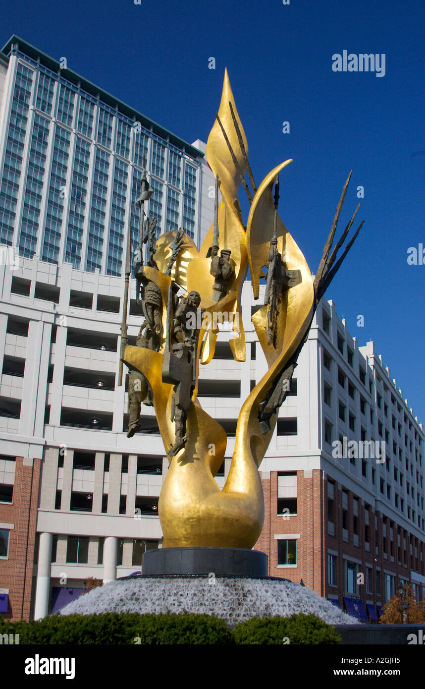 BALTIMORE, MARYLAND. USA. Memorial sculpture in remembrance of the ...