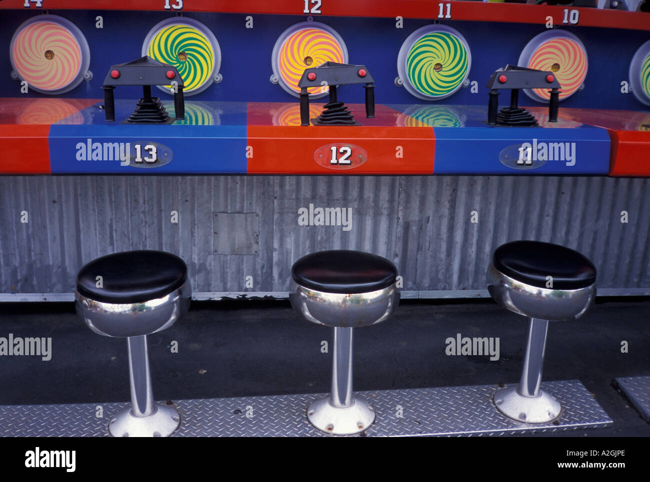 North America, USA, Missouri, St. Louis, Six Flags amusement park ...