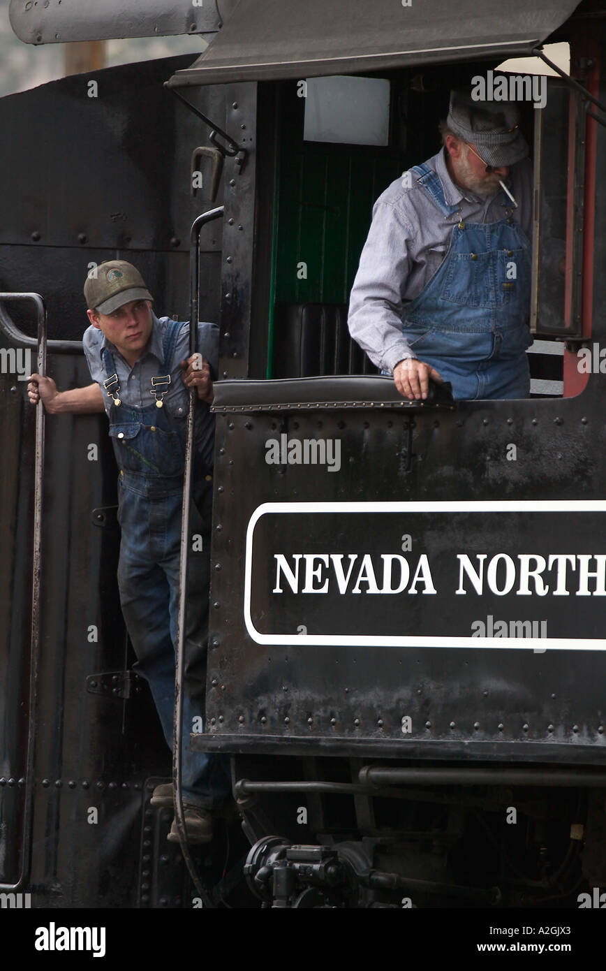 Steam locomotive engineer and fireman hi-res stock photography and ...