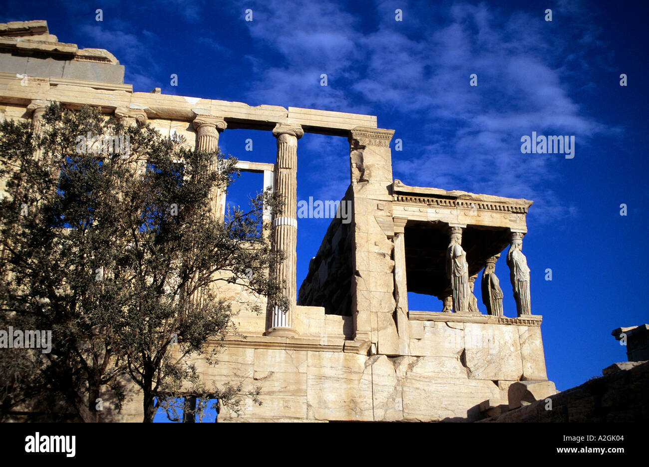 greece athens view of parthenon Stock Photo - Alamy