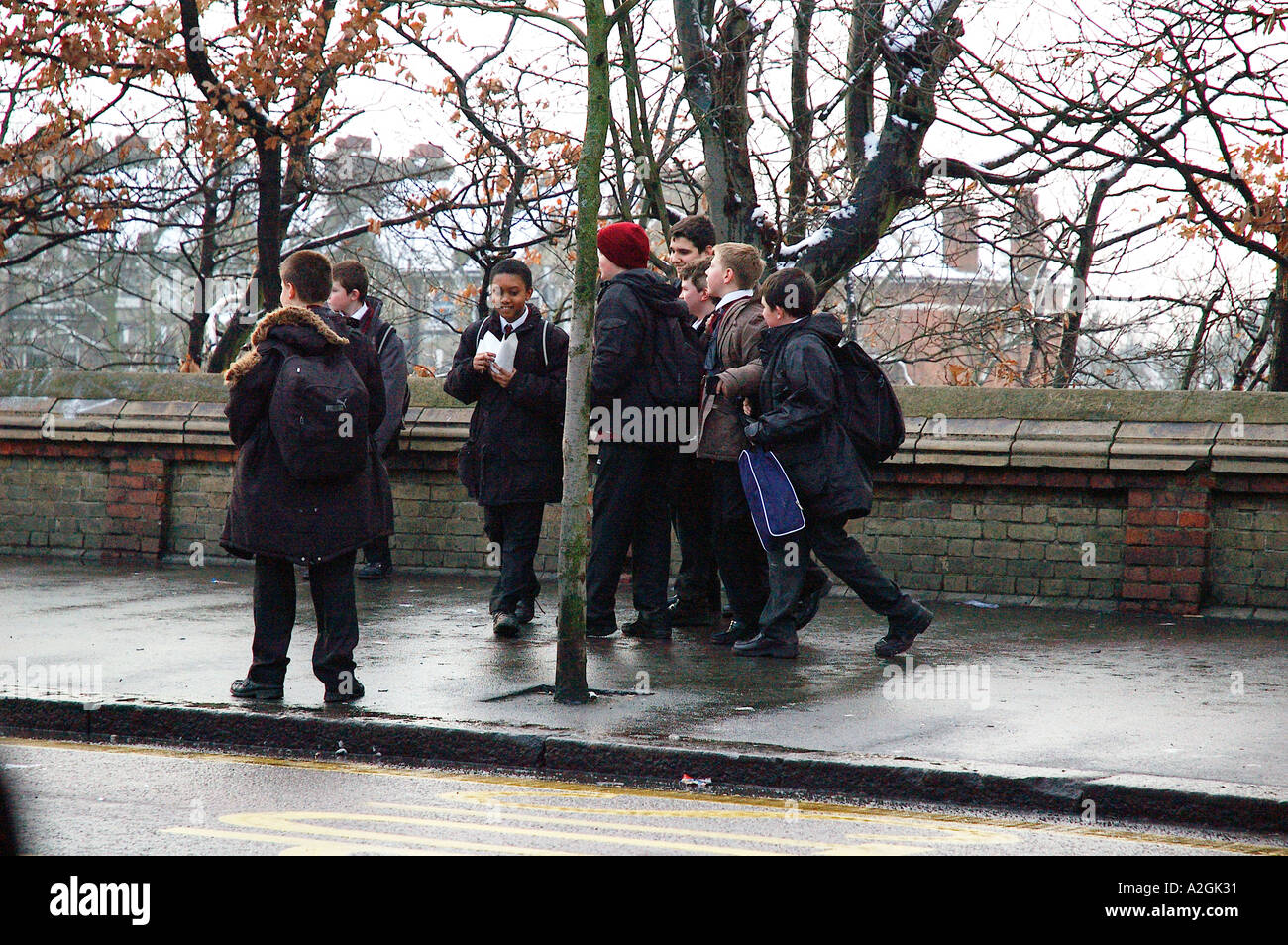 Children messing around hi-res stock photography and images - Alamy