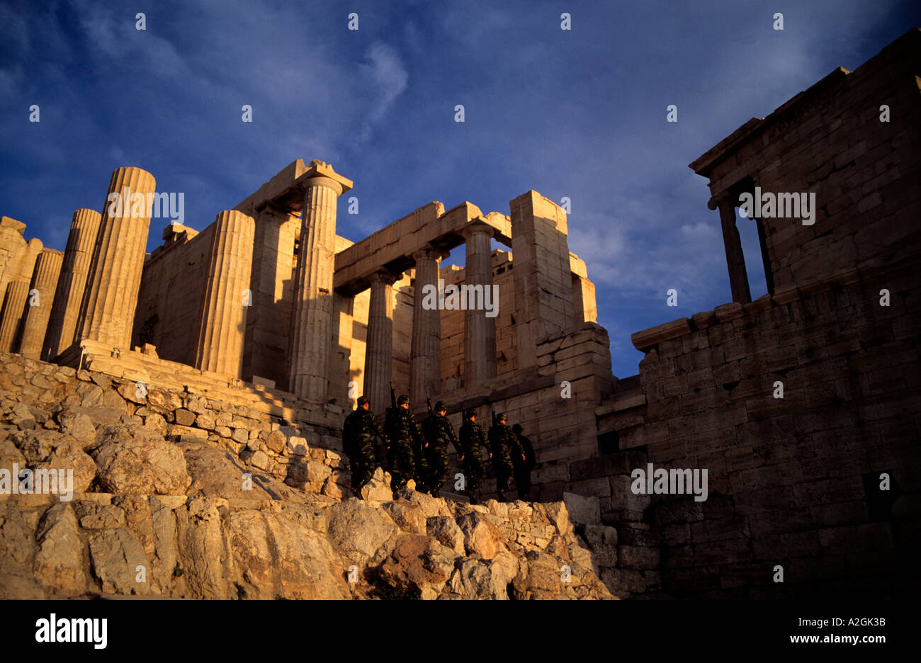 European view parthenon greek tourist tour acropolis destination hi-res ...