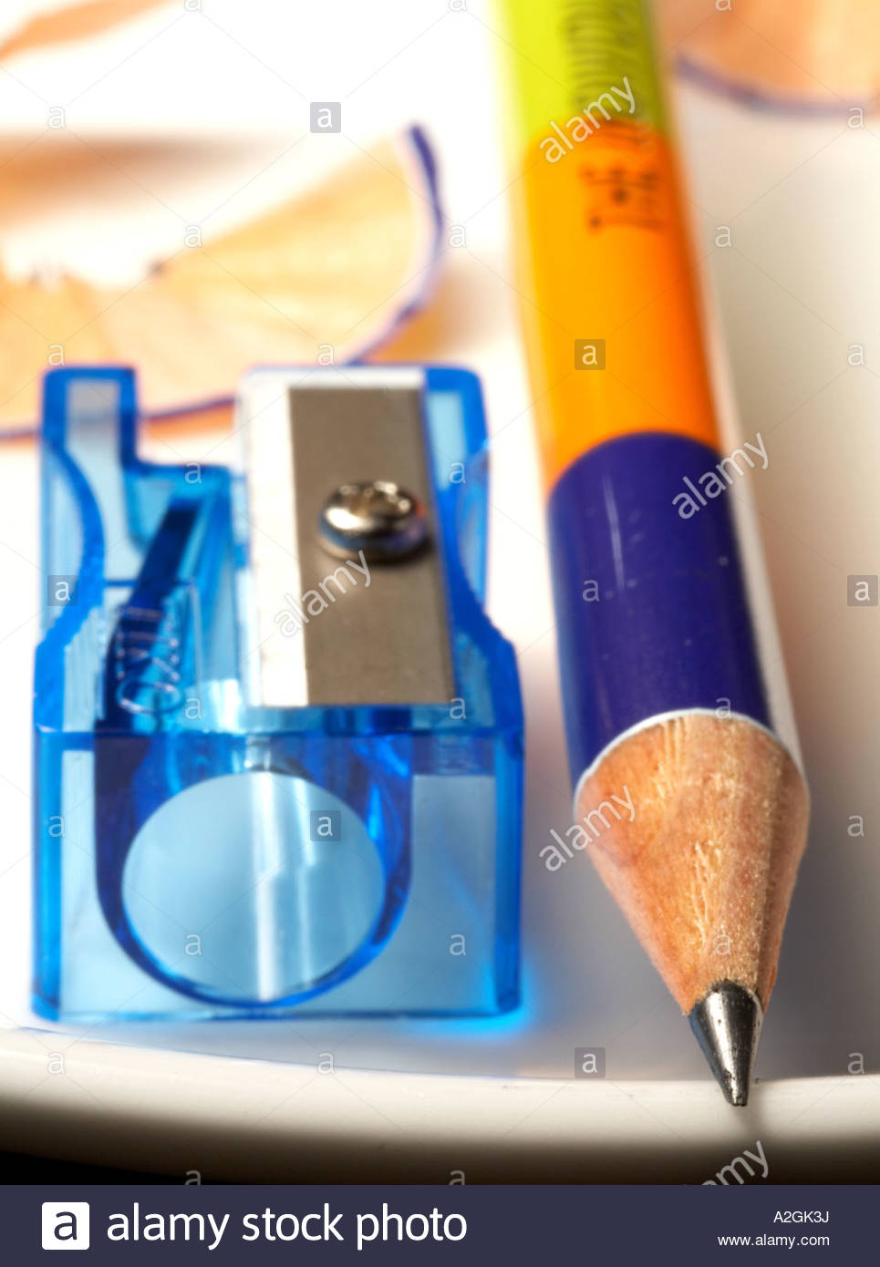 Coloured pencils sharpener shavings hi-res stock photography and images ...