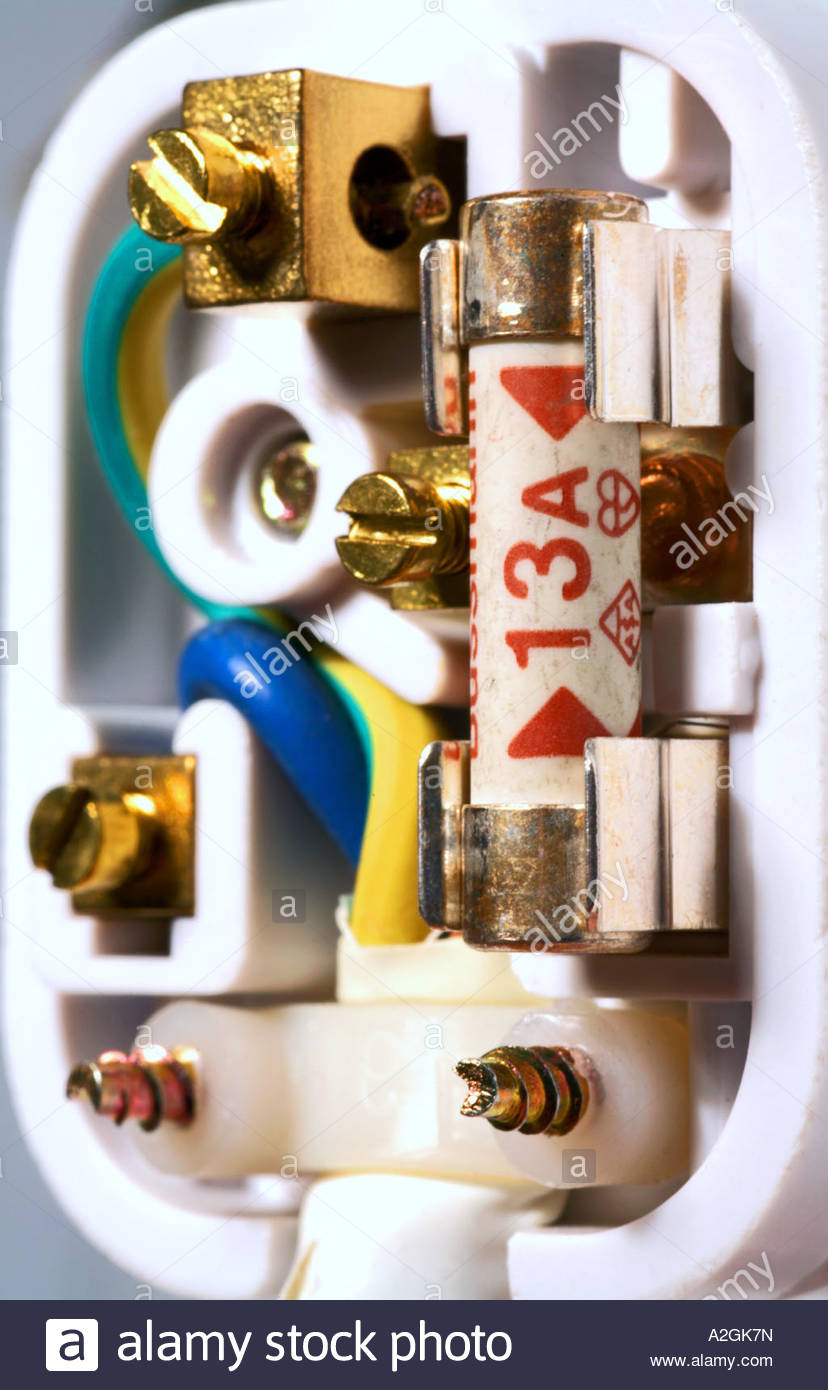 A UK 3 pin plug Stock Photo - Alamy
