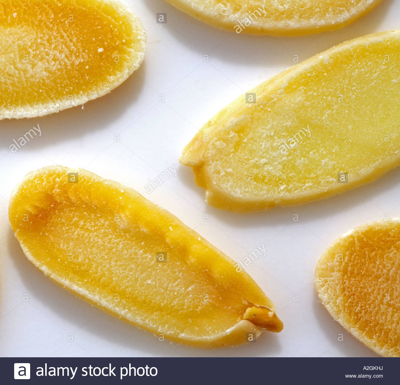 Toasted flaked almonds Stock Photo - Alamy