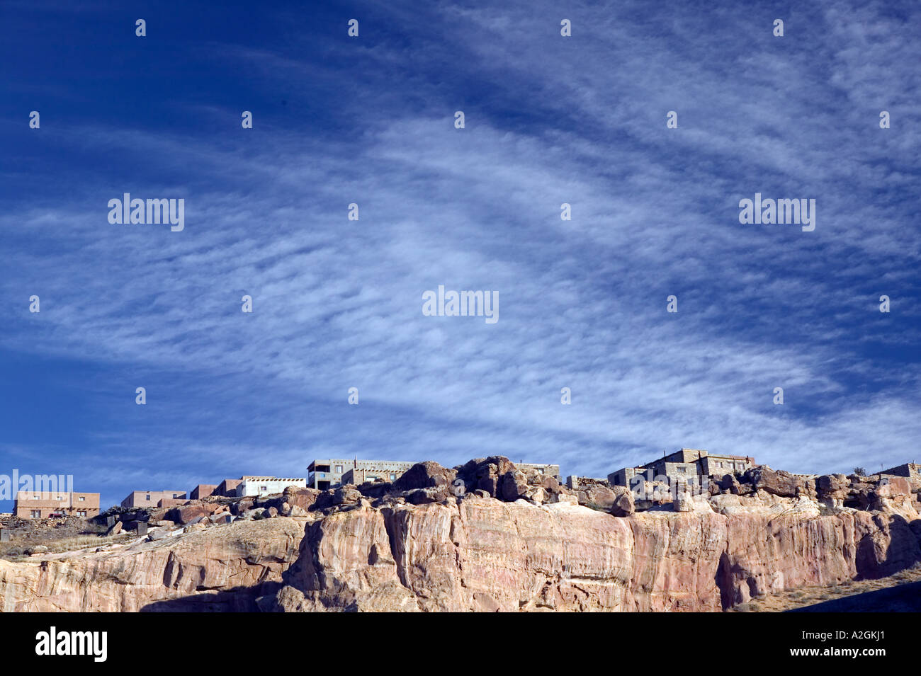 USA, New Mexico, Acoma Pueblo: Acoma Pueblo / Sky City View of Indian ...