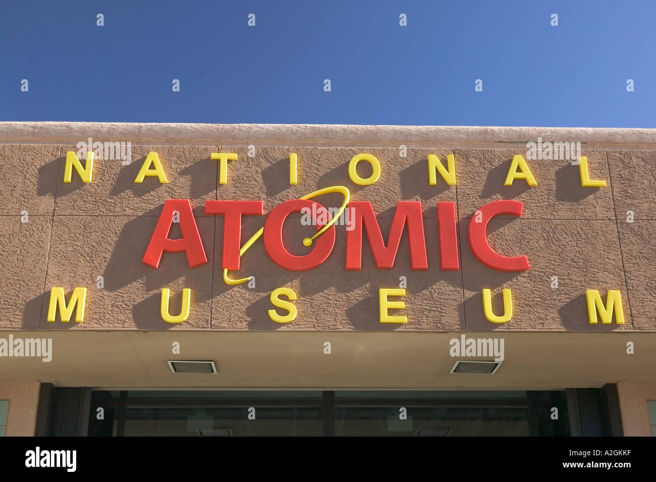 USA, New Mexico, Albuquerque: National Atomic Museum Sign Stock Photo - Alamy