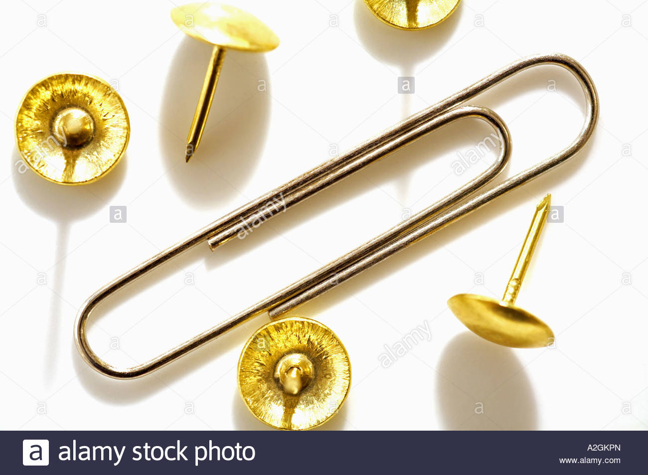 Drawing pin gold hi-res stock photography and images - Alamy