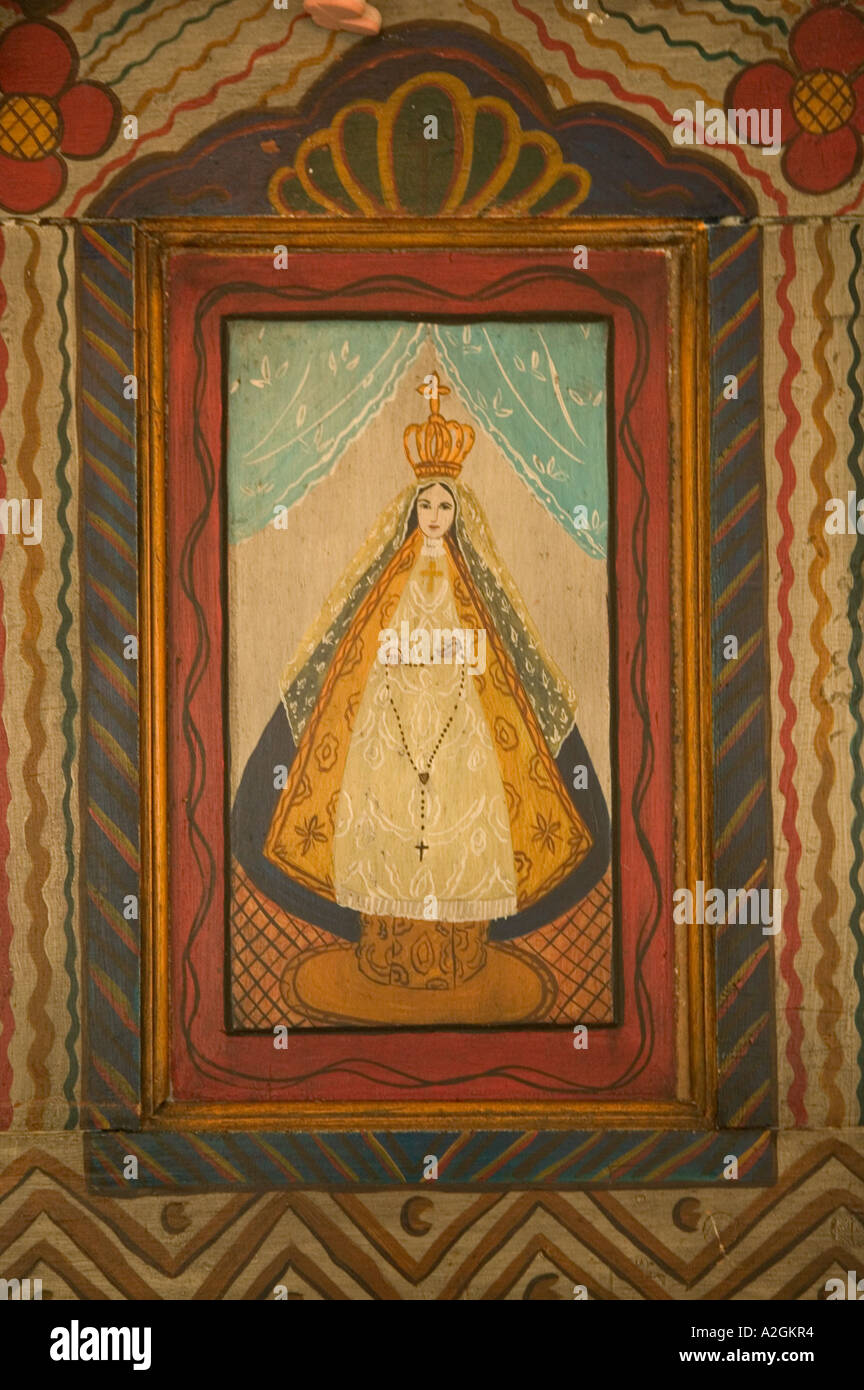 USA, New Mexico, Chimayo: Mission Style Art Rancho de Chimayo ...